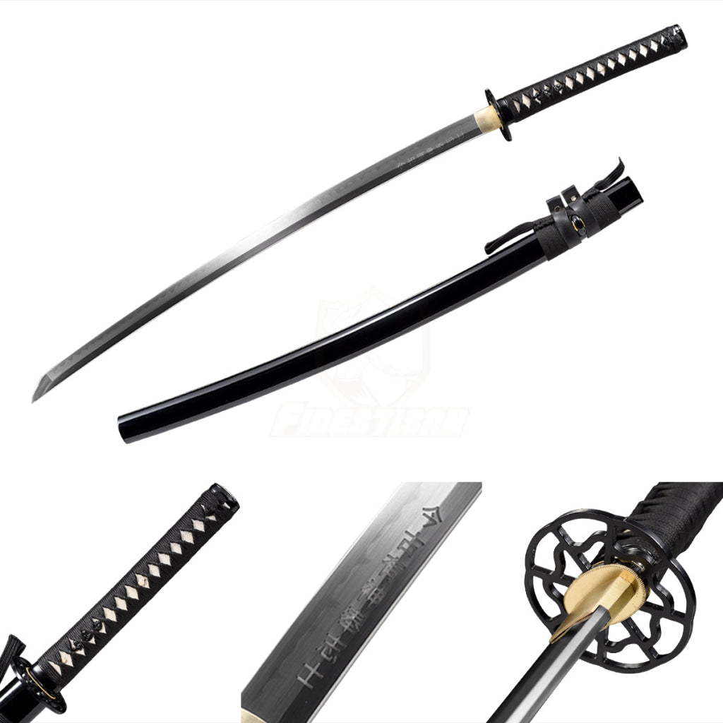 Handmade The Last Samurai Japanese Real Sword Katana T10 Steel Blade F ...