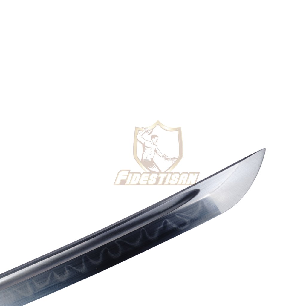 KTAY327 Bamboo Fast Cut Handemade Real Hamon T10 Steel Maple Leaf Blad ...