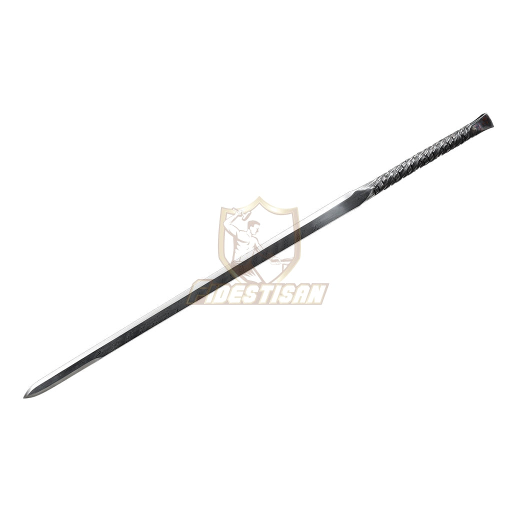 Handmade China Tang Jian Dao Sword Broadsword Integral Forging Damascu ...