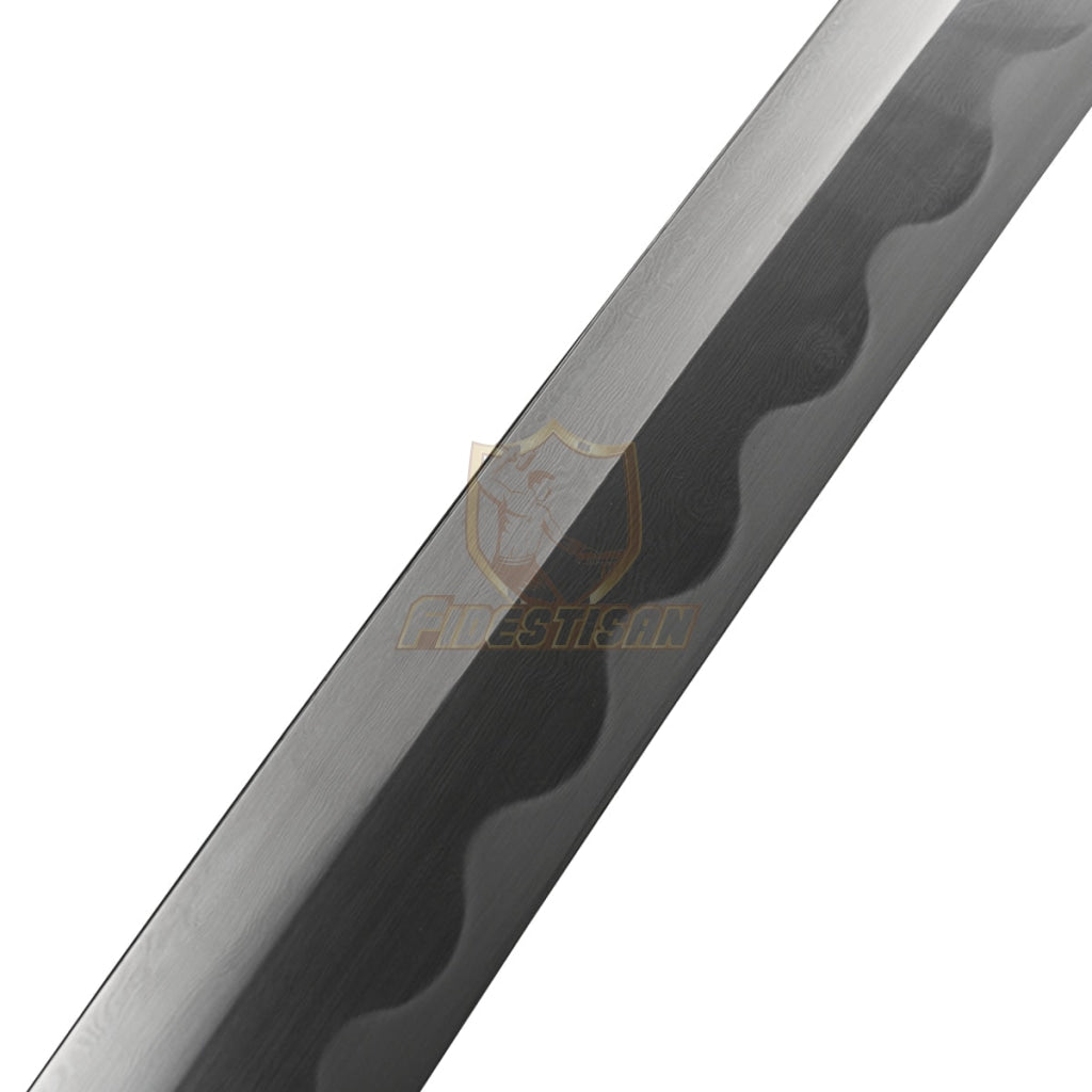 Rurouni Tairushi Sakabato Reverse Blade Katana Sword Damascus Steel Cl ...